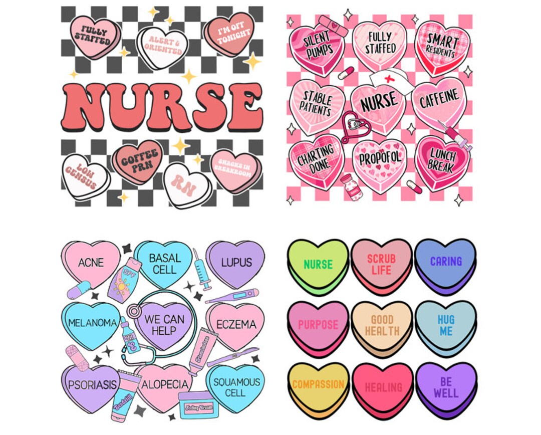 Nurse Valentines PNG, Valentine's Day Nurse PNG, Funny Nurse Valentine ...
