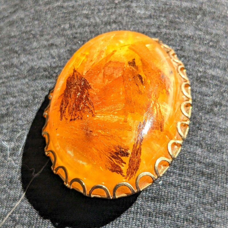 Amber Pin - Etsy