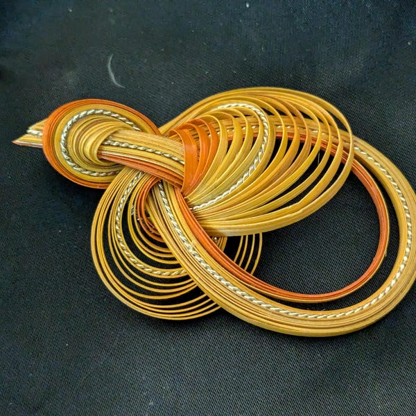 Quilled Brooch - Etsy