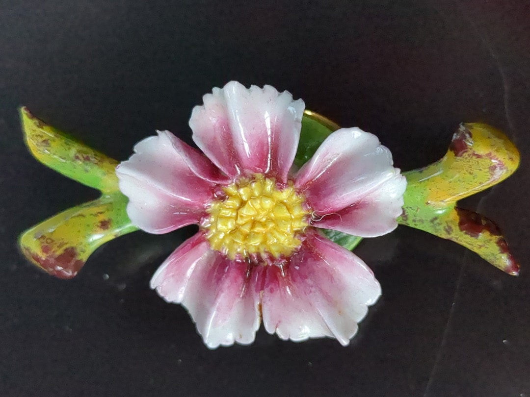 Cara China Floral Brooch Pin Hand Made in Staffordshire England - Etsy