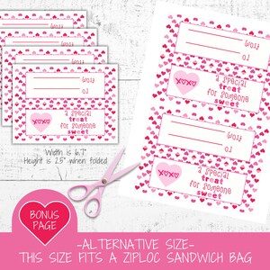 Valentine Treat Bag Topper Printable | Valentine Goodie Bag Topper ...
