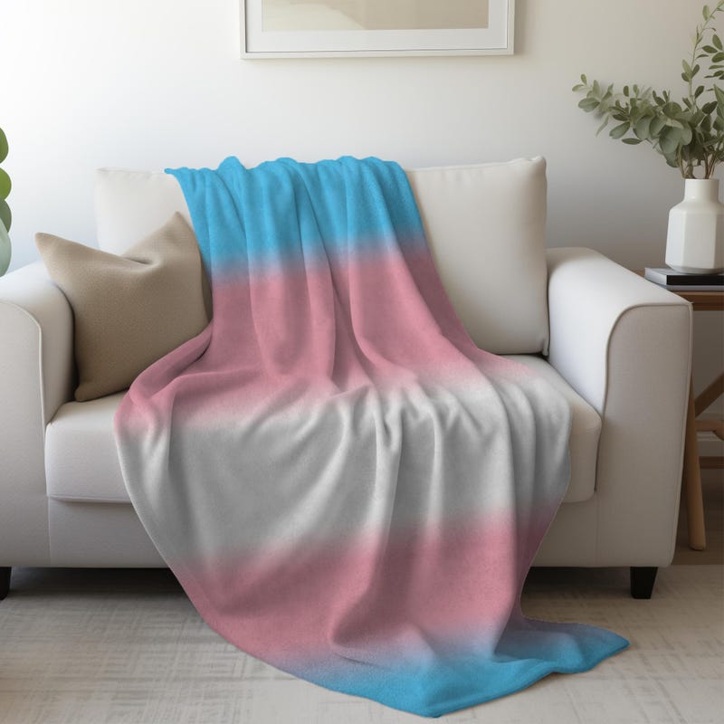 Trans Flag for Room - Etsy