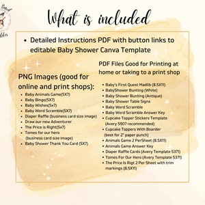 D20 Dnd Gender Neutral Baby Shower FULL Bundle, Games, Decorations ...