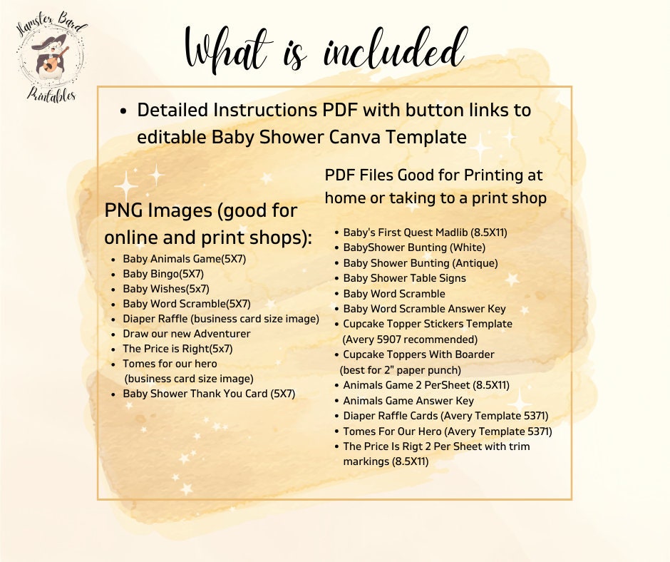 D20 Dnd Gender Neutral Baby Shower FULL Bundle, Games, Decorations ...