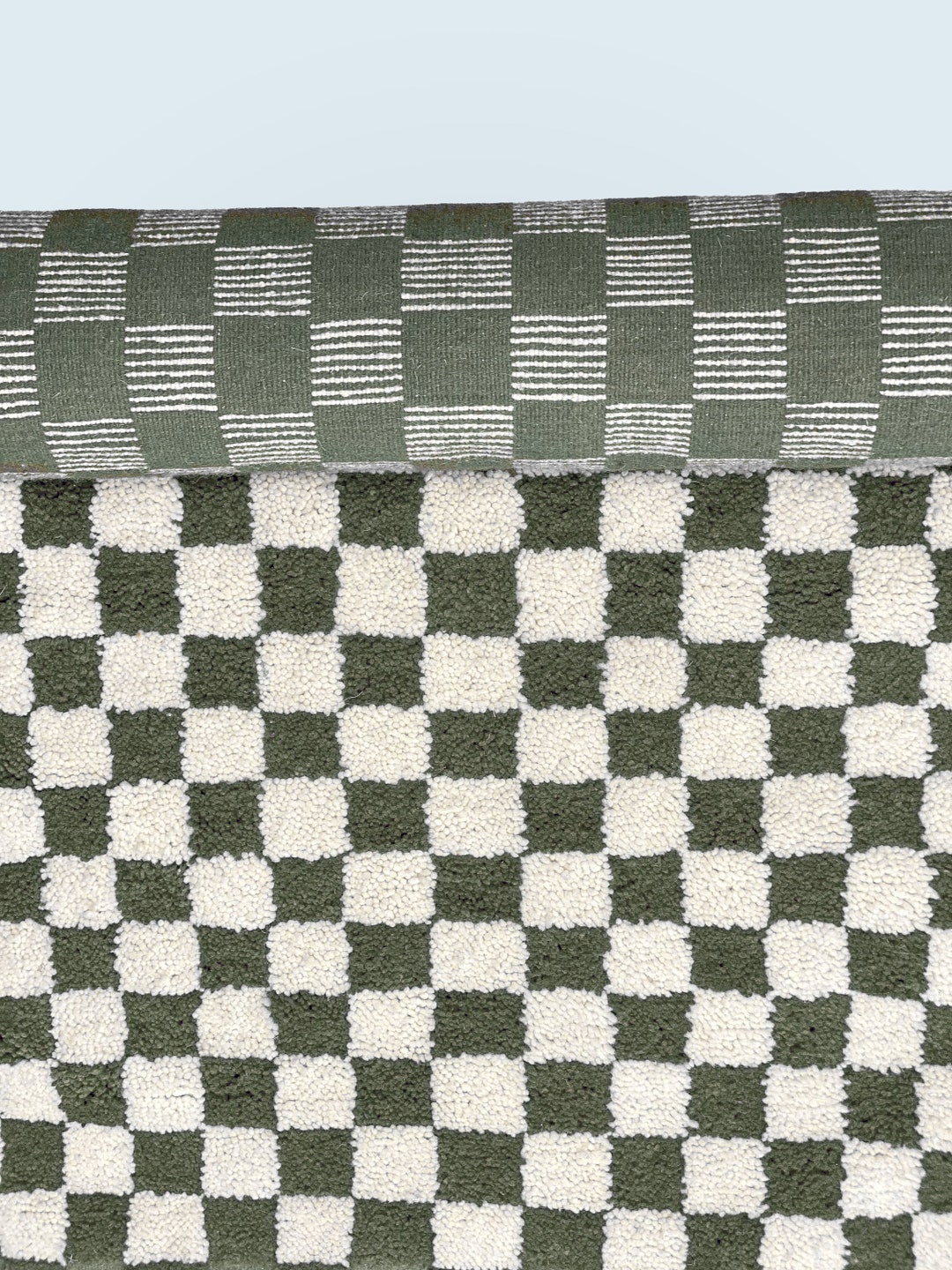 Green Checkered Rug Olive Green Rug Checkers Rug Checkered Rug 8x10 ...