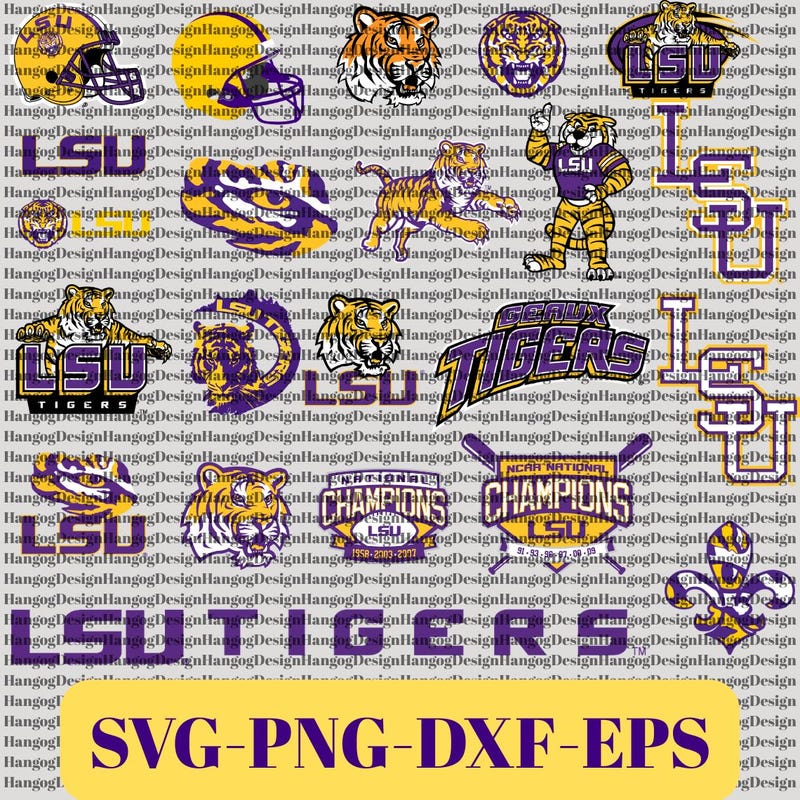 Lsu Svg - Etsy