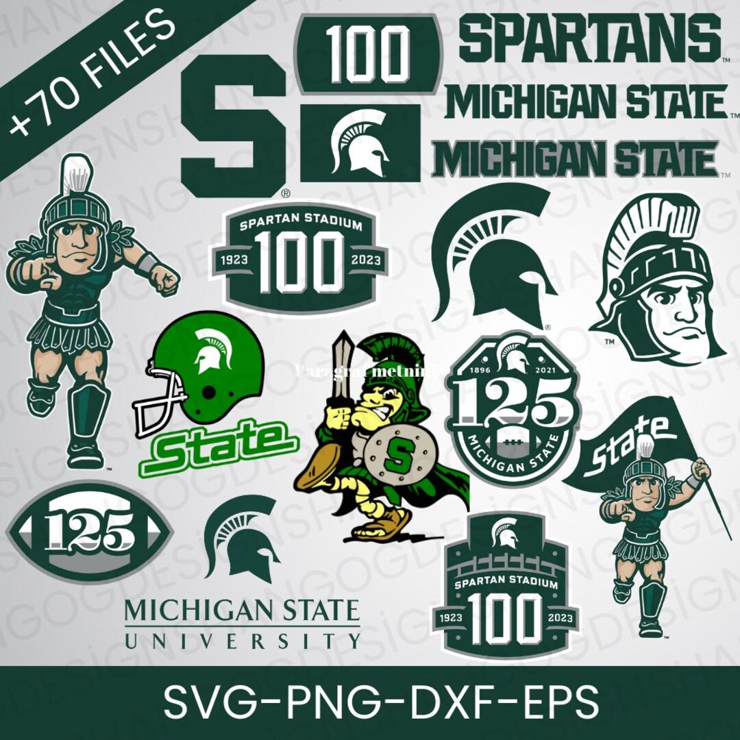 Michigan State Svg, Football Svg, Spartans Svg, Cricut, SVG Bundle ...