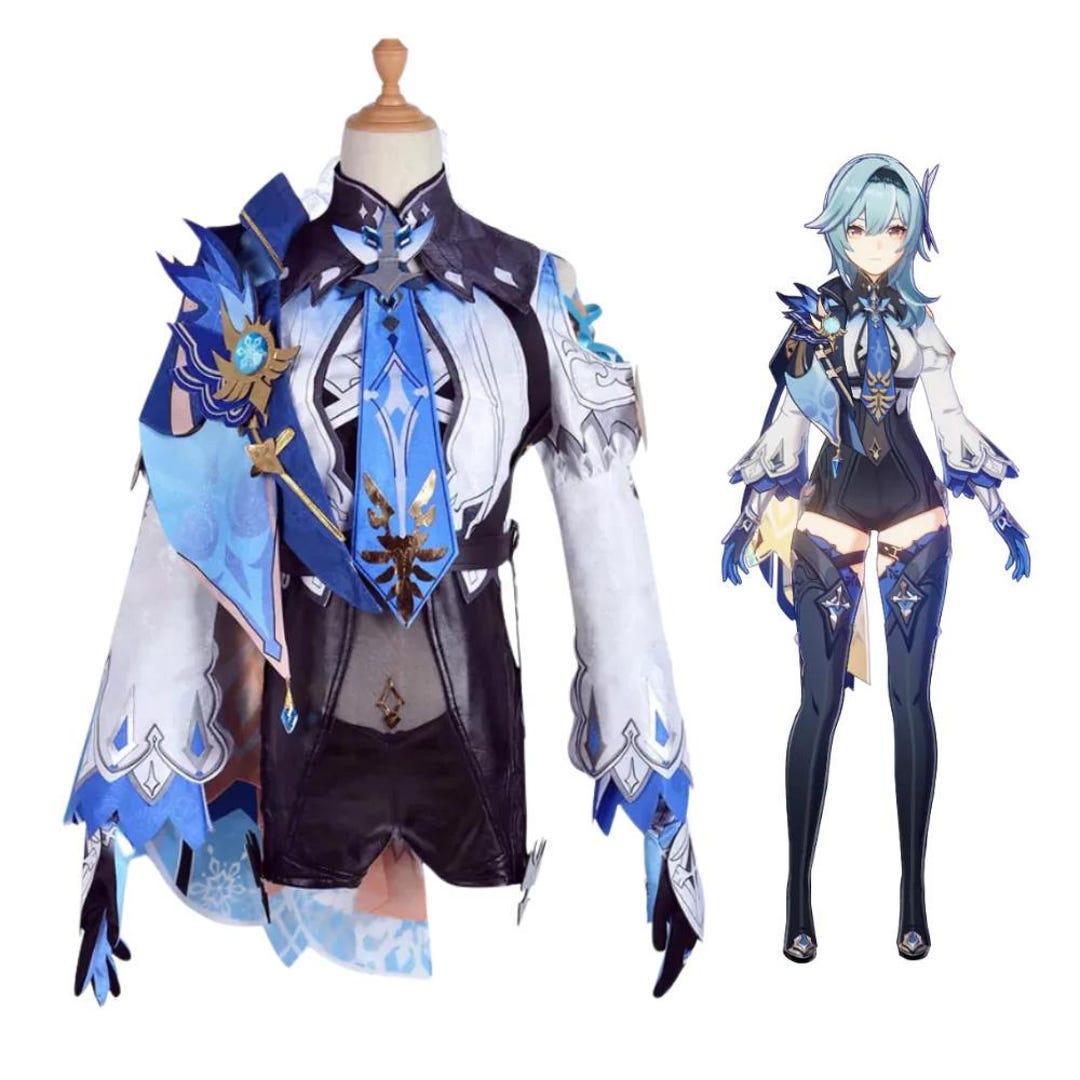 Genshin Impact Eula Complete Cosplay Costume Outfit - Etsy
