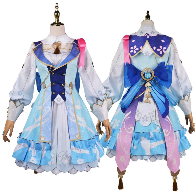 Kamisato Ayaka Carnival Complete Cosplay Costume Outfit - Etsy