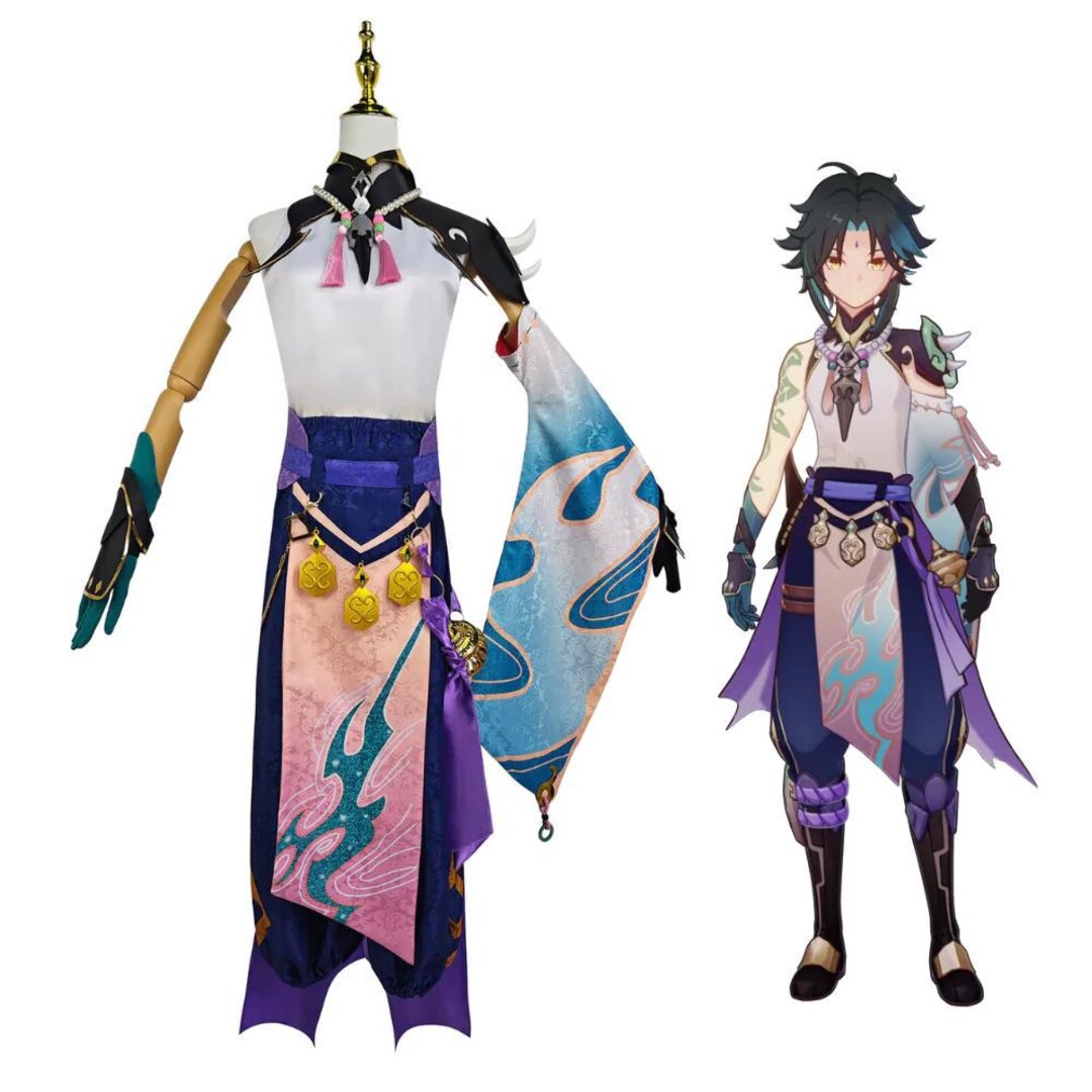 Genshin Impact Xiao Complete Cosplay Costume Outfit - Etsy