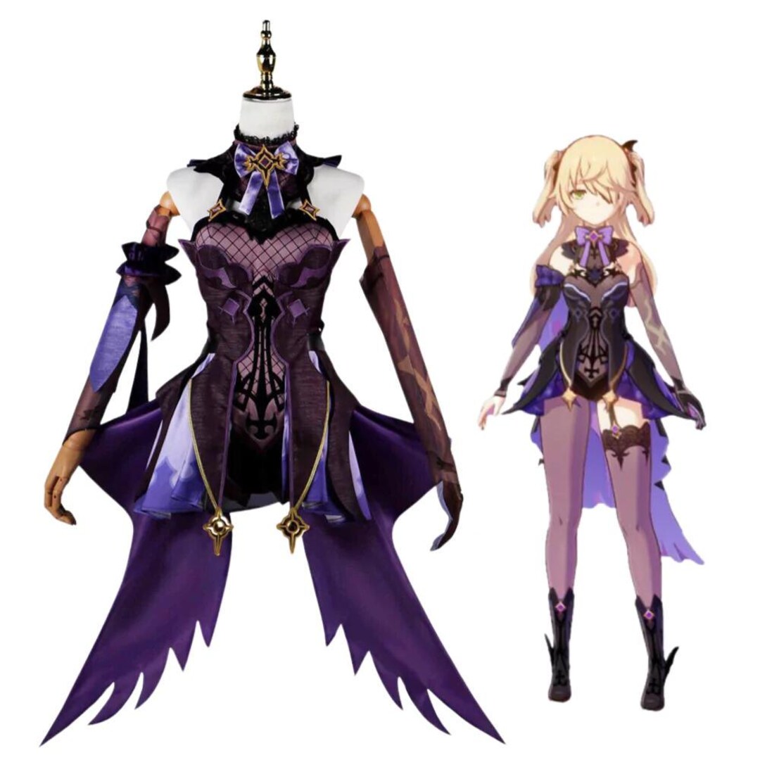 Genshin Impact Fischl Complete Cosplay Costume Outfit - Etsy