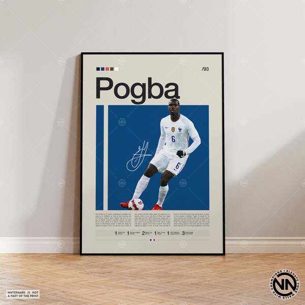 Paul Pogba - Etsy