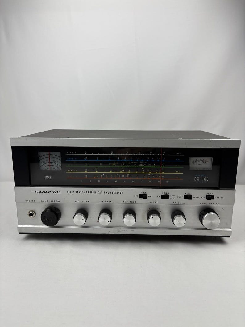 Vintage Realistic DX-160 Communications Receiver Shortwave Made in ...