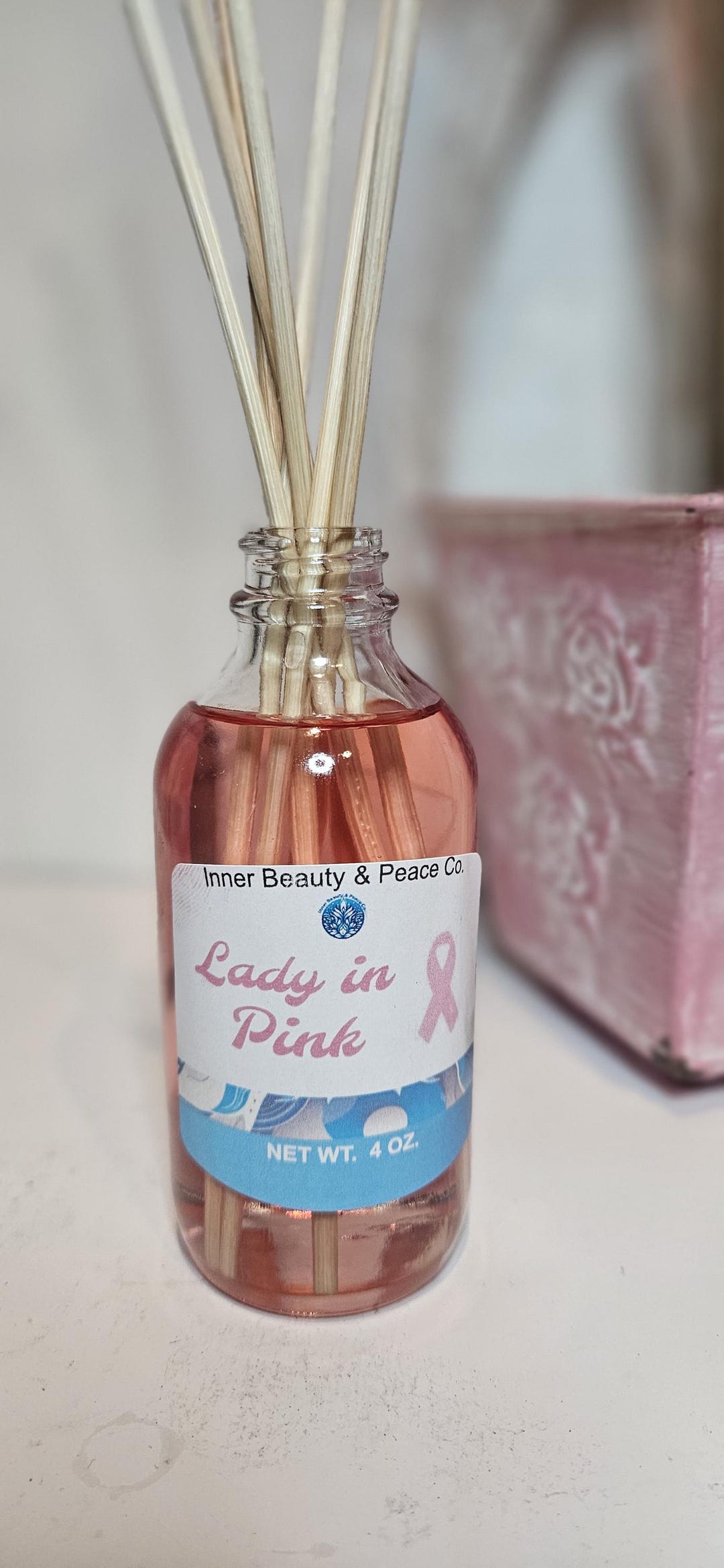 Eco-friendly Reed Diffuser Lady in Pink - Etsy