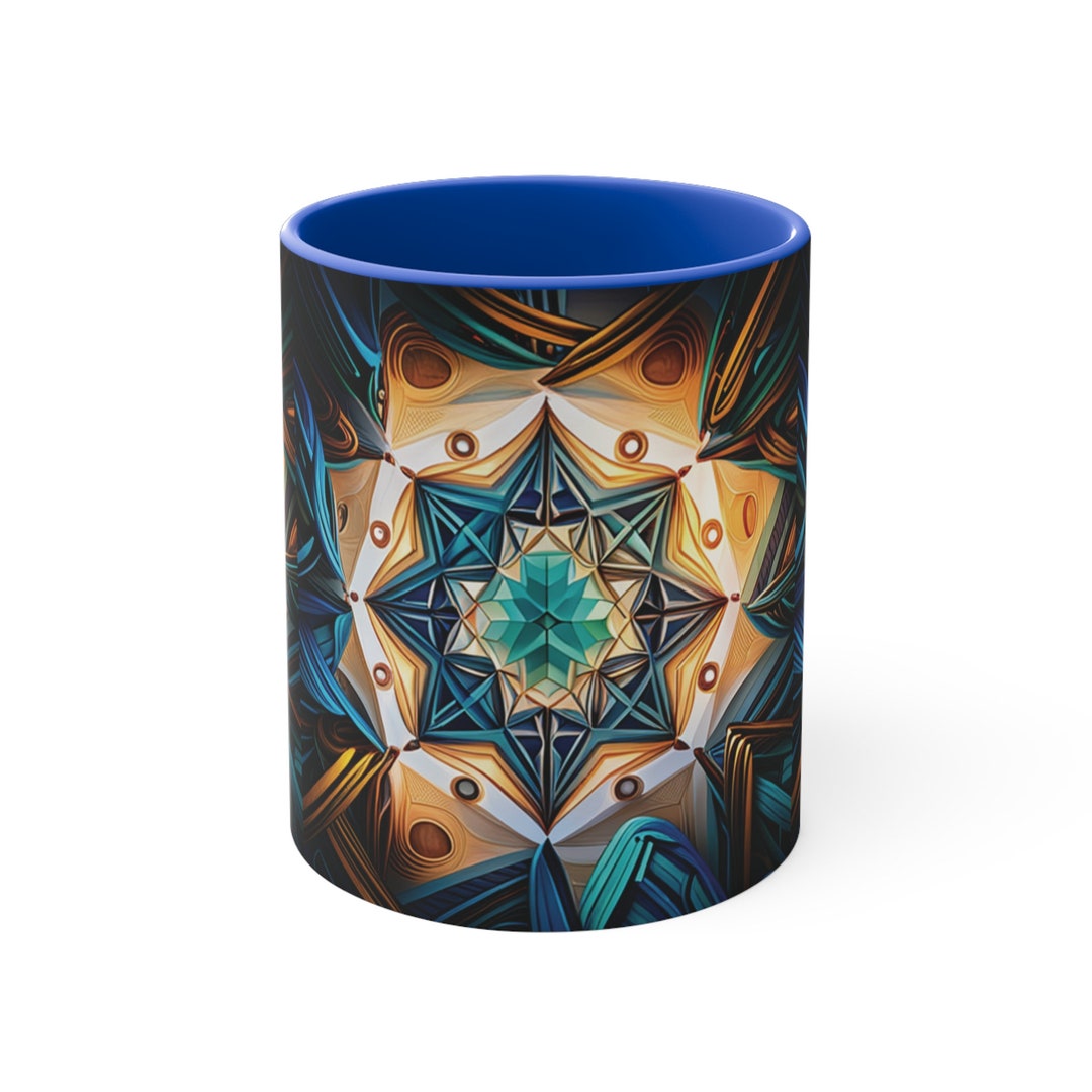 Sacred Geometry Religious Shapes 8 Point Star 11oz Ceramic Mug - Etsy