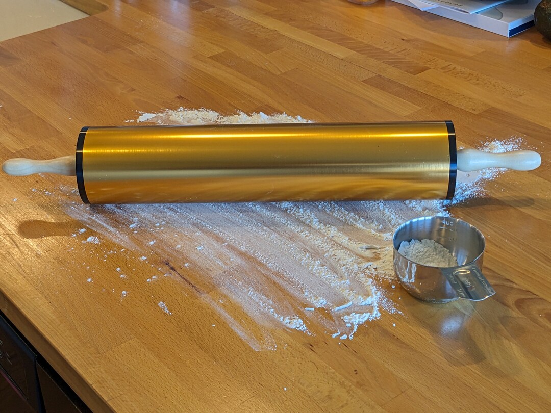 Murder Weight Rolling Pin - XL - Gold Anodized - Etsy