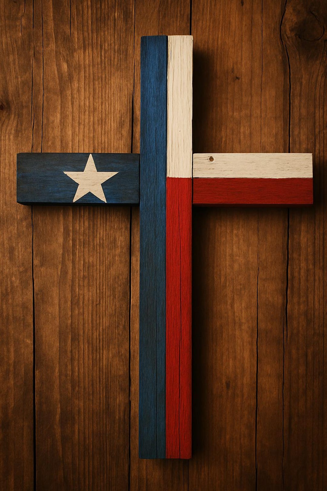 Rustic Wooden Texas Cross (medium) - Etsy