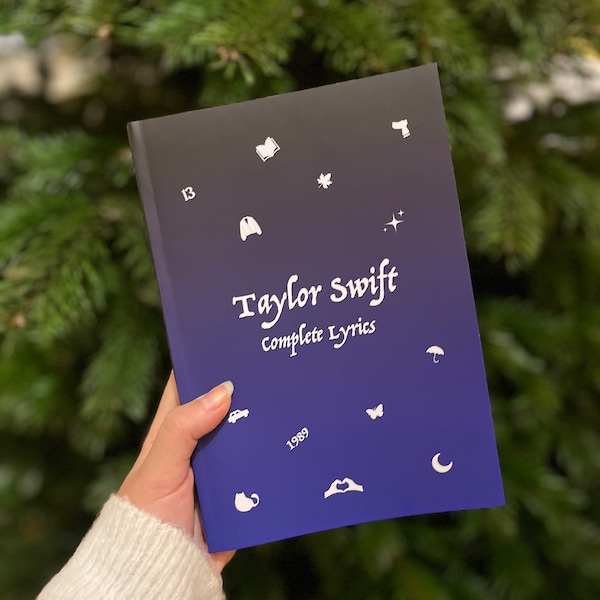 Taylorswift Lyrics Book - Etsy