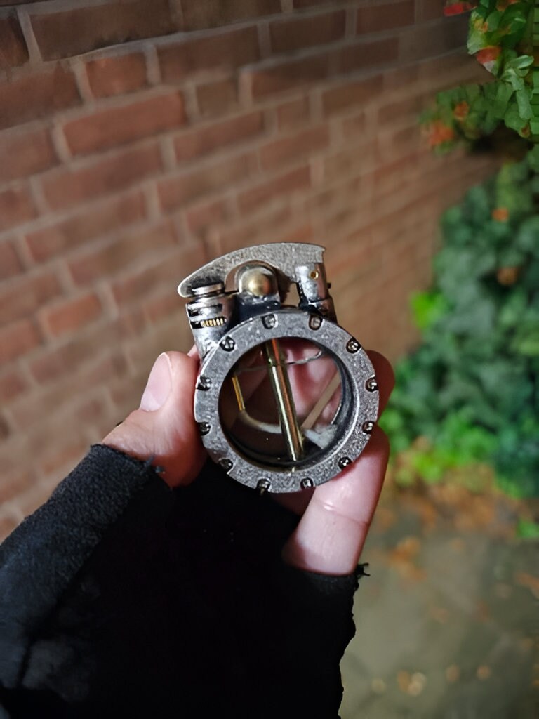 Retro Transparent Oil Tank Lighter Metal Rocker Kerosene Lighter ...