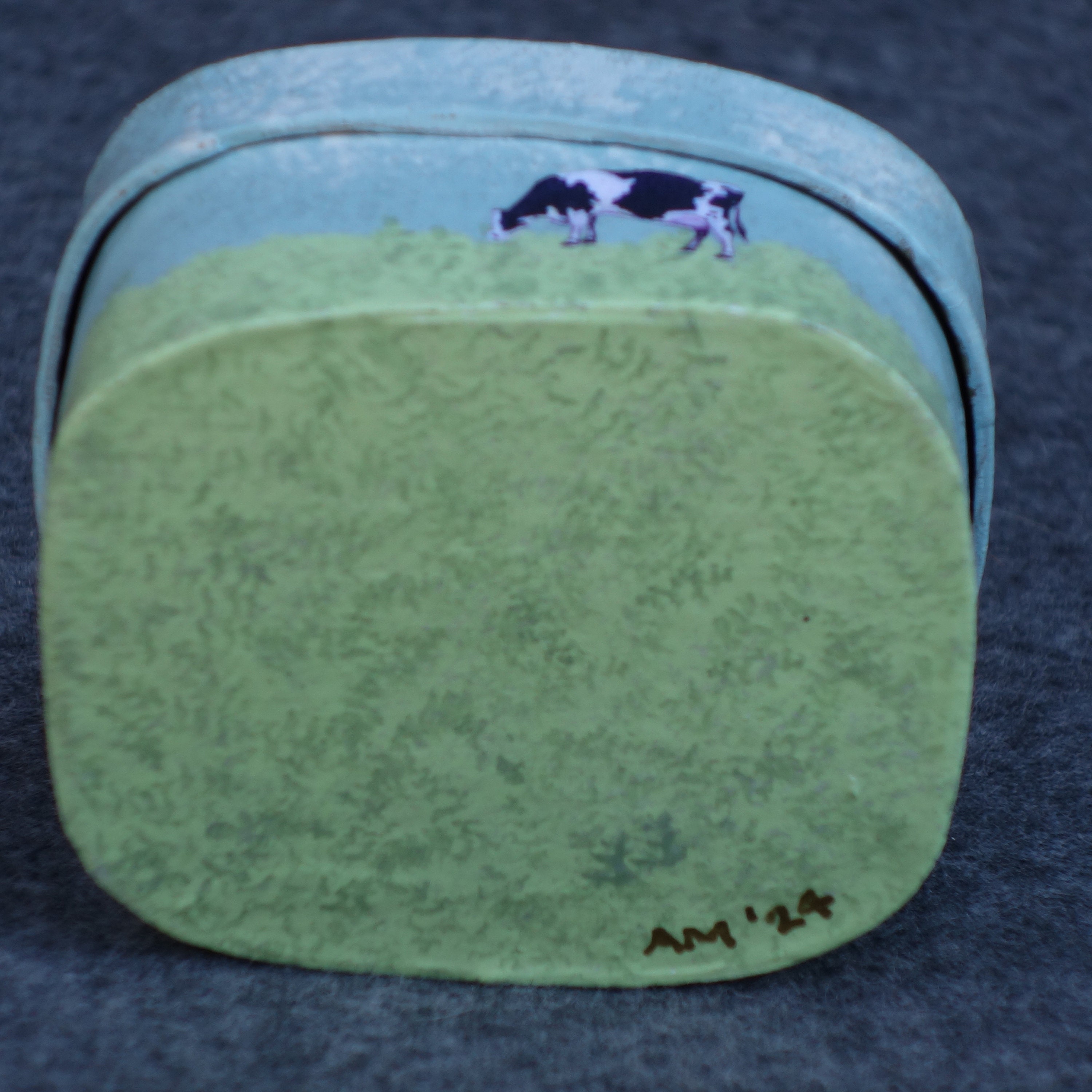 Small Cow Decoupage Paper Mache Box - Etsy