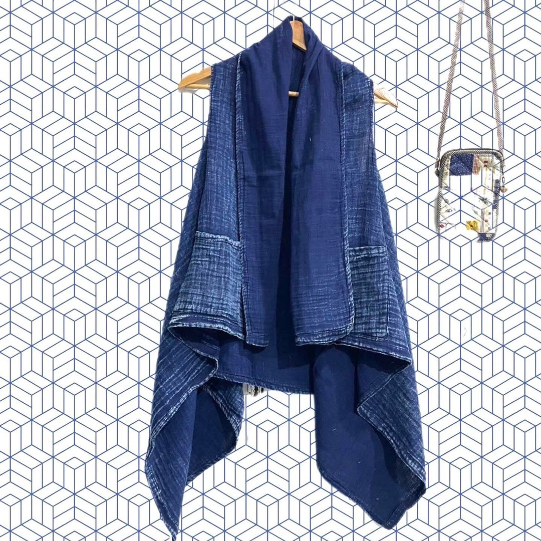 2 in 1 Vest-scarf, Denim Vest, Vest for Women, Crop Vest, Women Casual ...