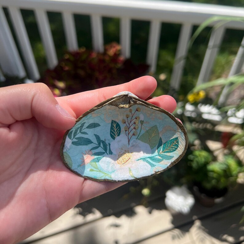 Decorative Natural Clam Shell Dishes, Ring Dish, Wedding Gift, Trinket ...