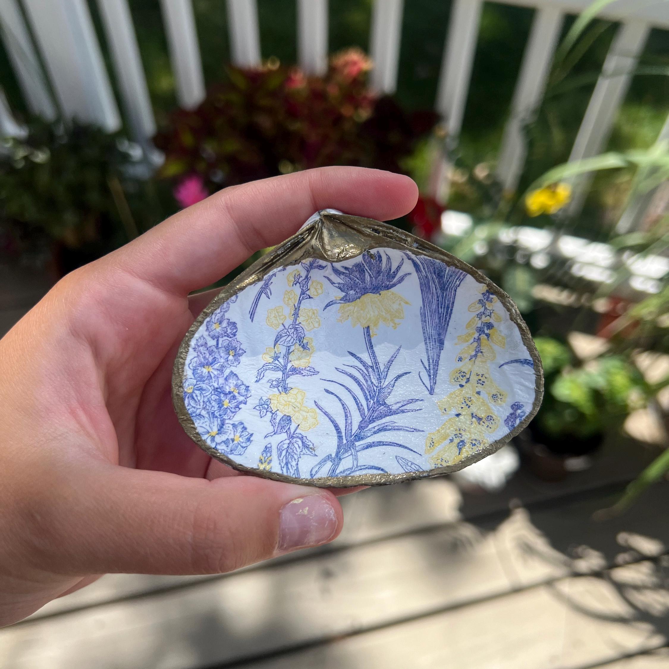 Decorative Natural Clam Shell Dishes, Ring Dish, Wedding Gift, Trinket ...