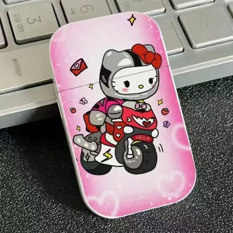 Hello Kitty Personalized Zippo Lighter Refillable Metal Lighter Classic ...