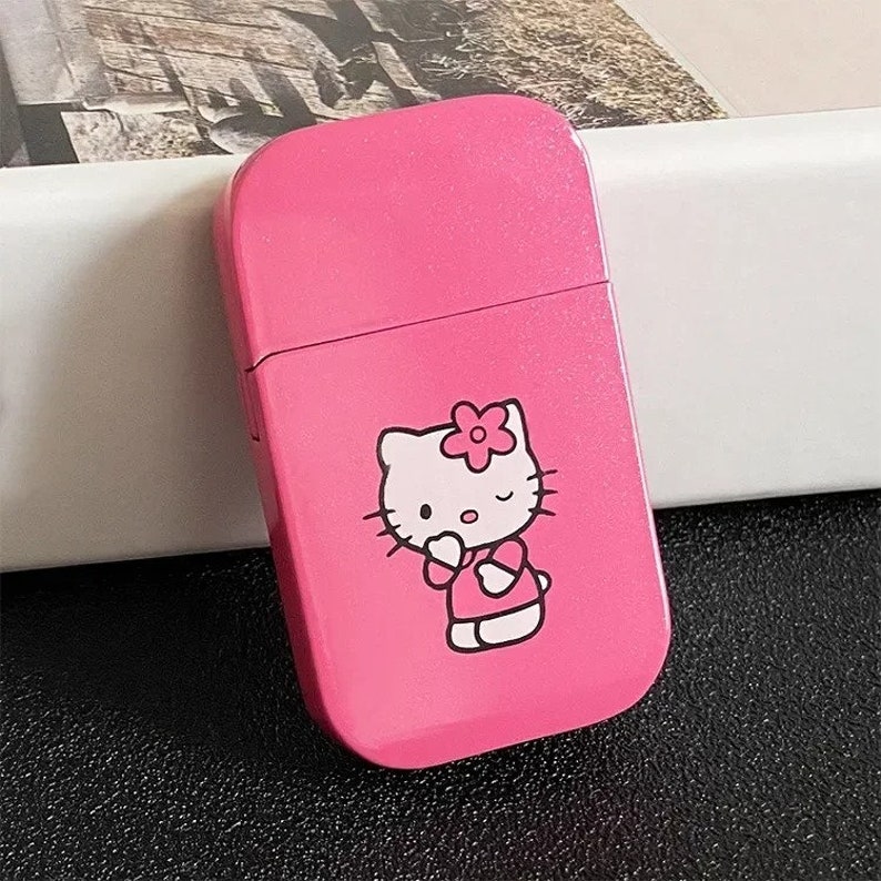 Hello Kitty Personalized Zippo Lighter Refillable Metal Lighter Classic ...
