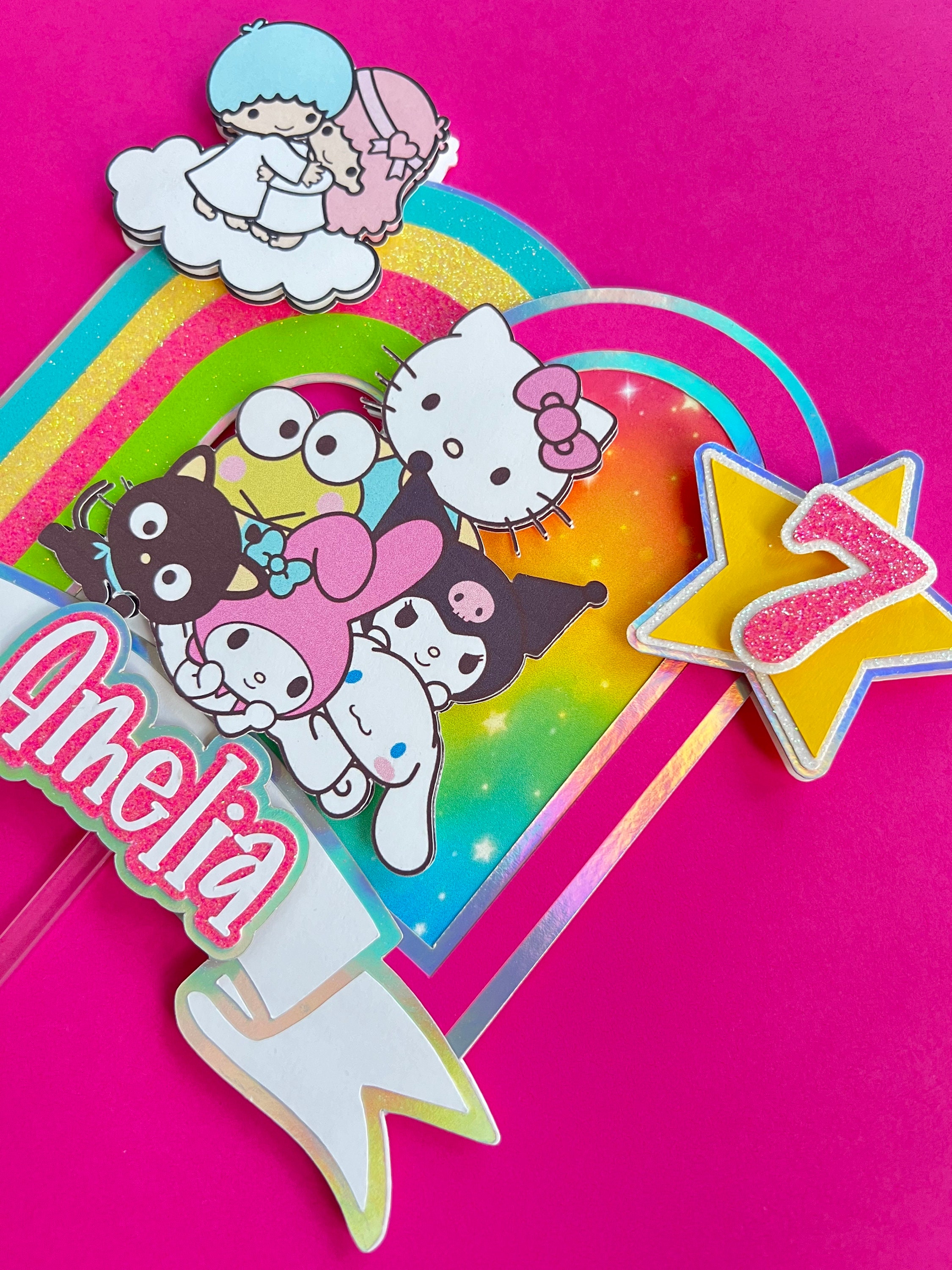 Sanrio Hello Kitty Cake Topper - Etsy