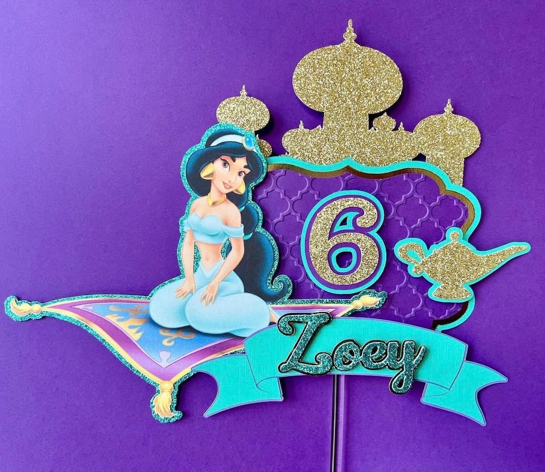 Princess Jasmine Cake Topper - Etsy