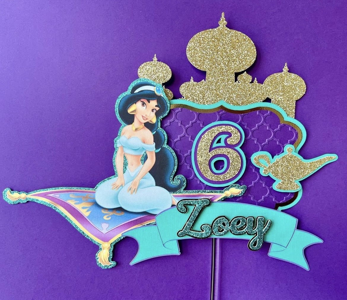 Princess Jasmine Cake Topper - Etsy