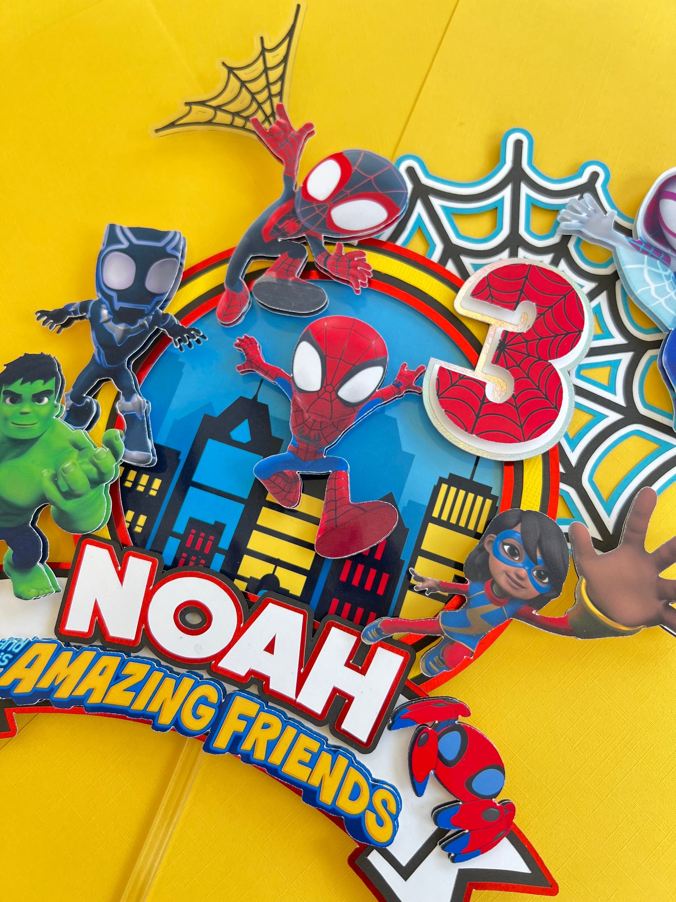 Spidey and His Amazing Friends Cake Topper - Etsy