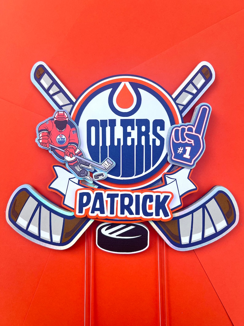 Hockey Cake Topper - Etsy