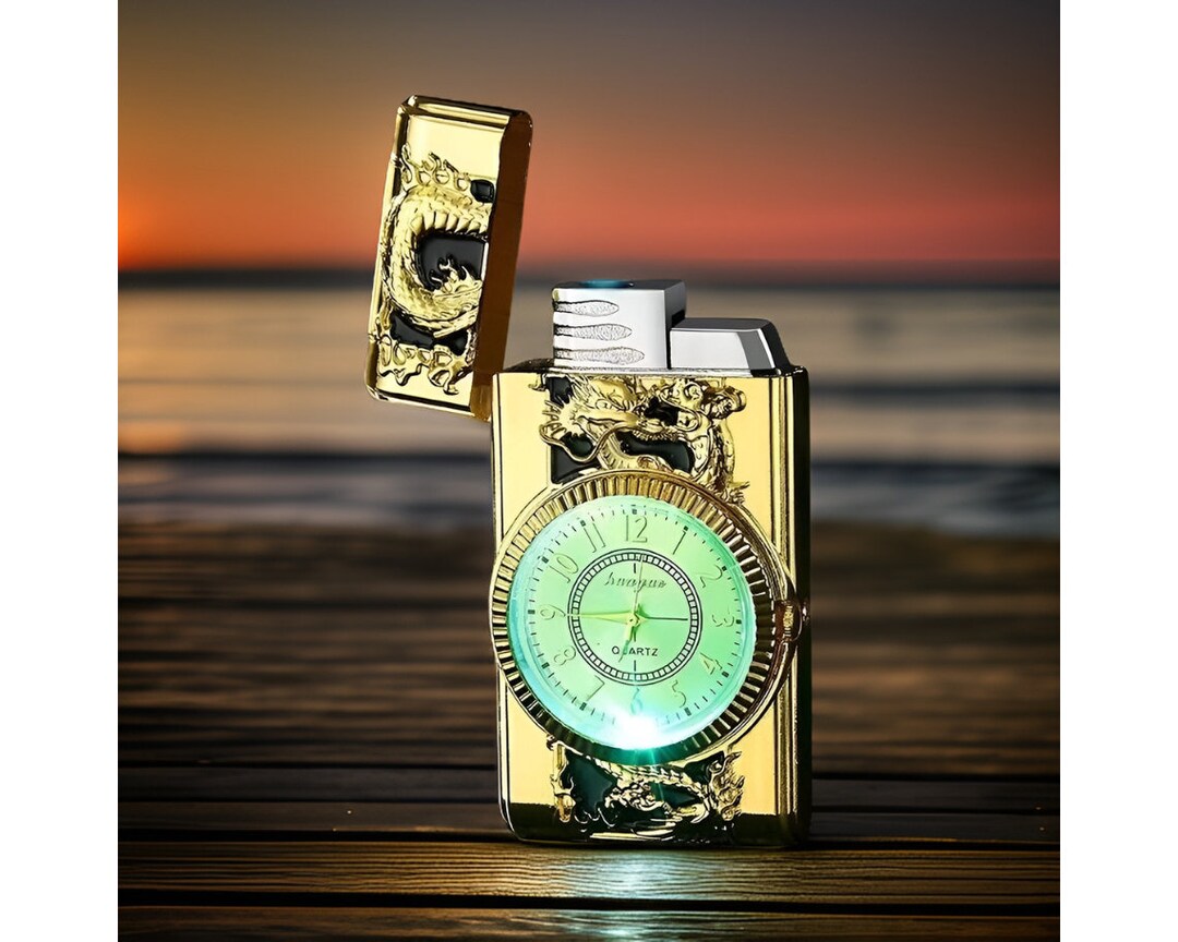 Metal Watch Design Lighter Butane Jet Torch Lighter Cool Animal Design ...