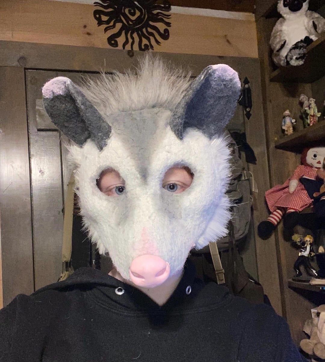 Opossum Therian Mask Premade - Etsy