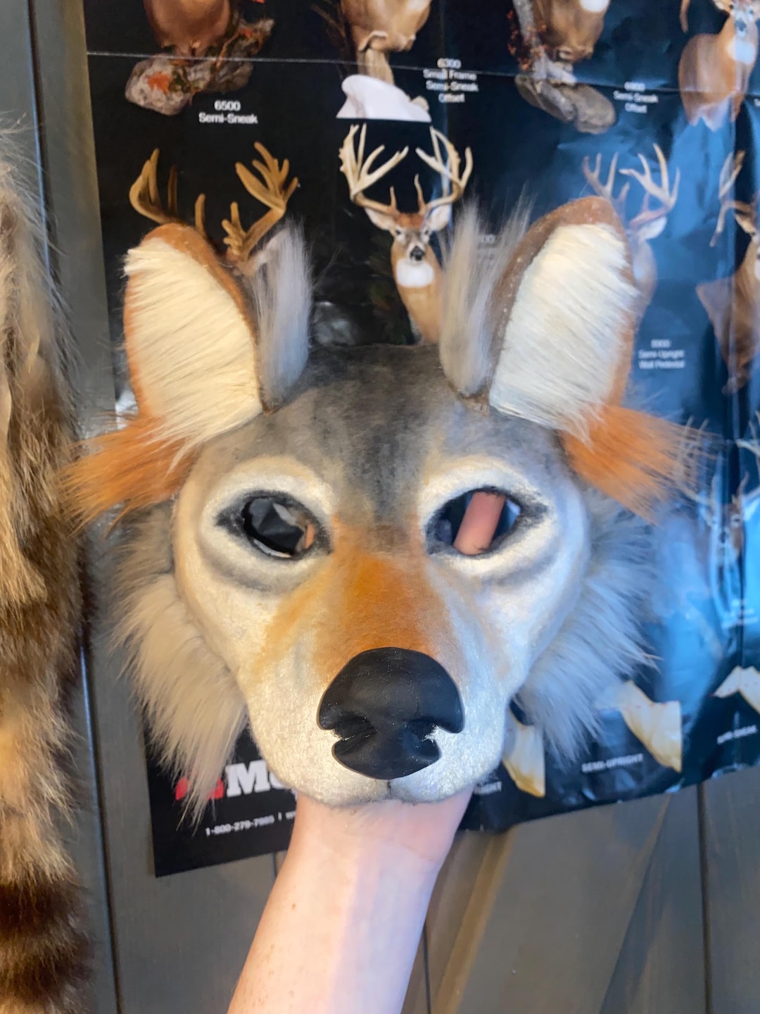 Premade Wolf Therian Mask - Etsy