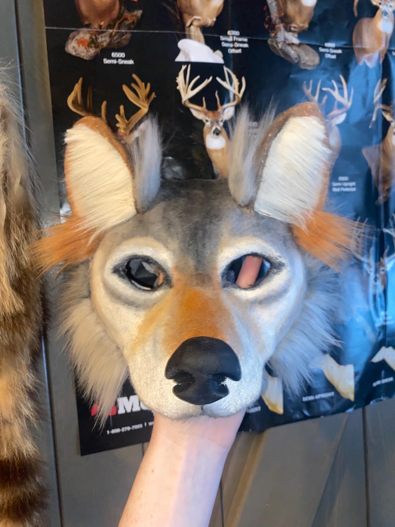 Premade Wolf Therian Mask - Etsy