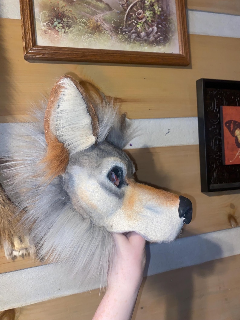 Premade Wolf Therian Mask - Etsy