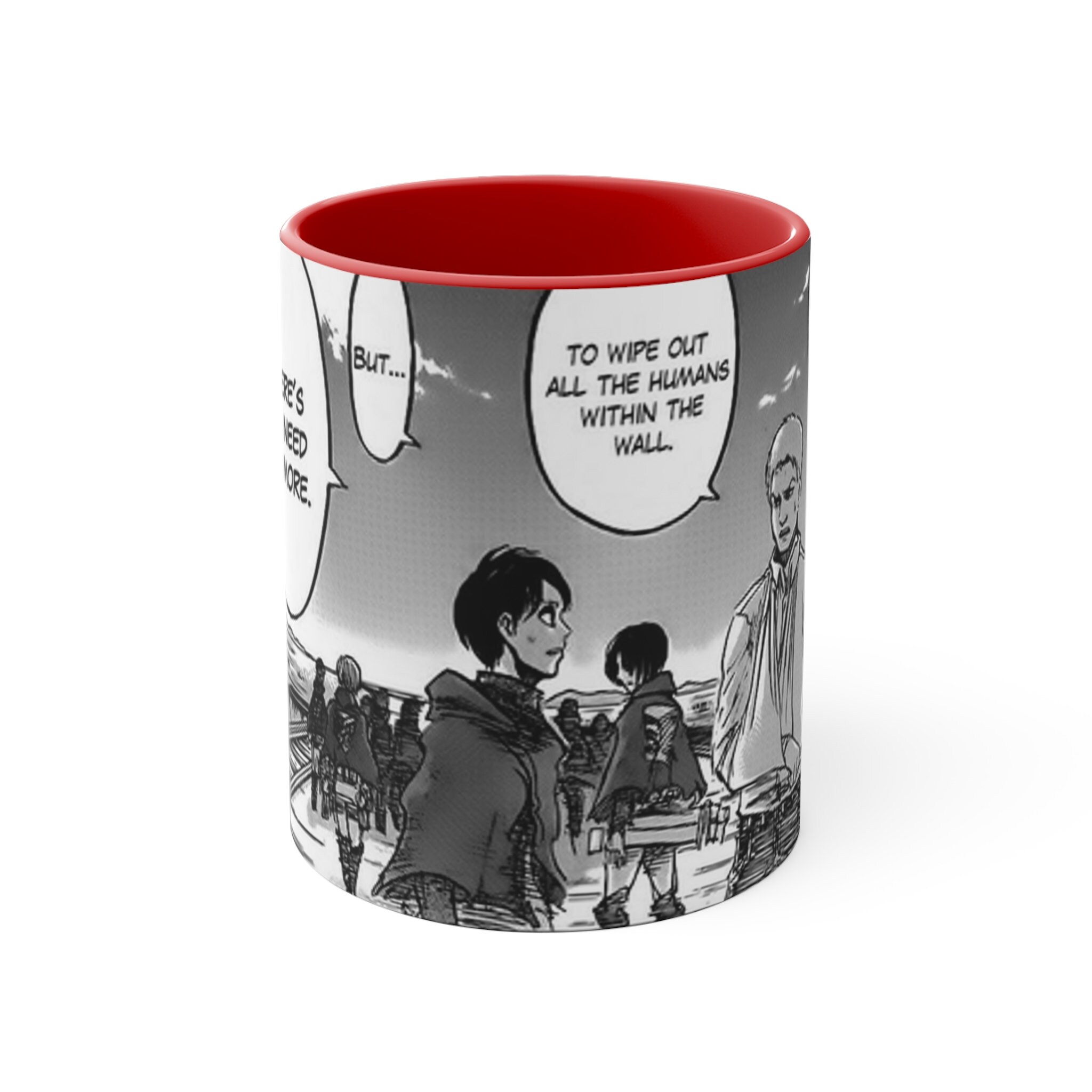 Attack on Titan Eren X Reiner Coffee Mug, 11oz - Etsy