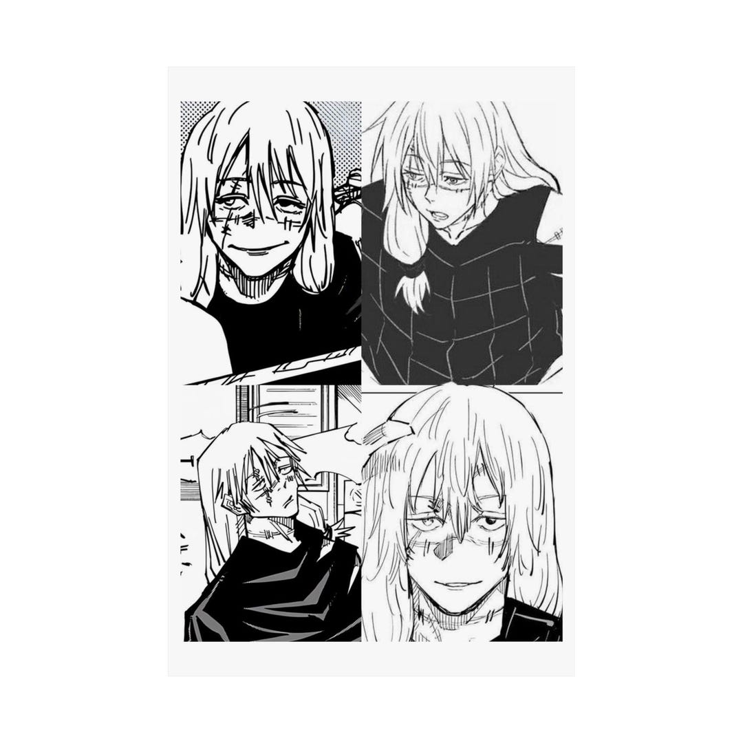 Jujutsu Kaisen Mahito Poster (210gsm), Anime Decor, JJK Poster, JJK ...