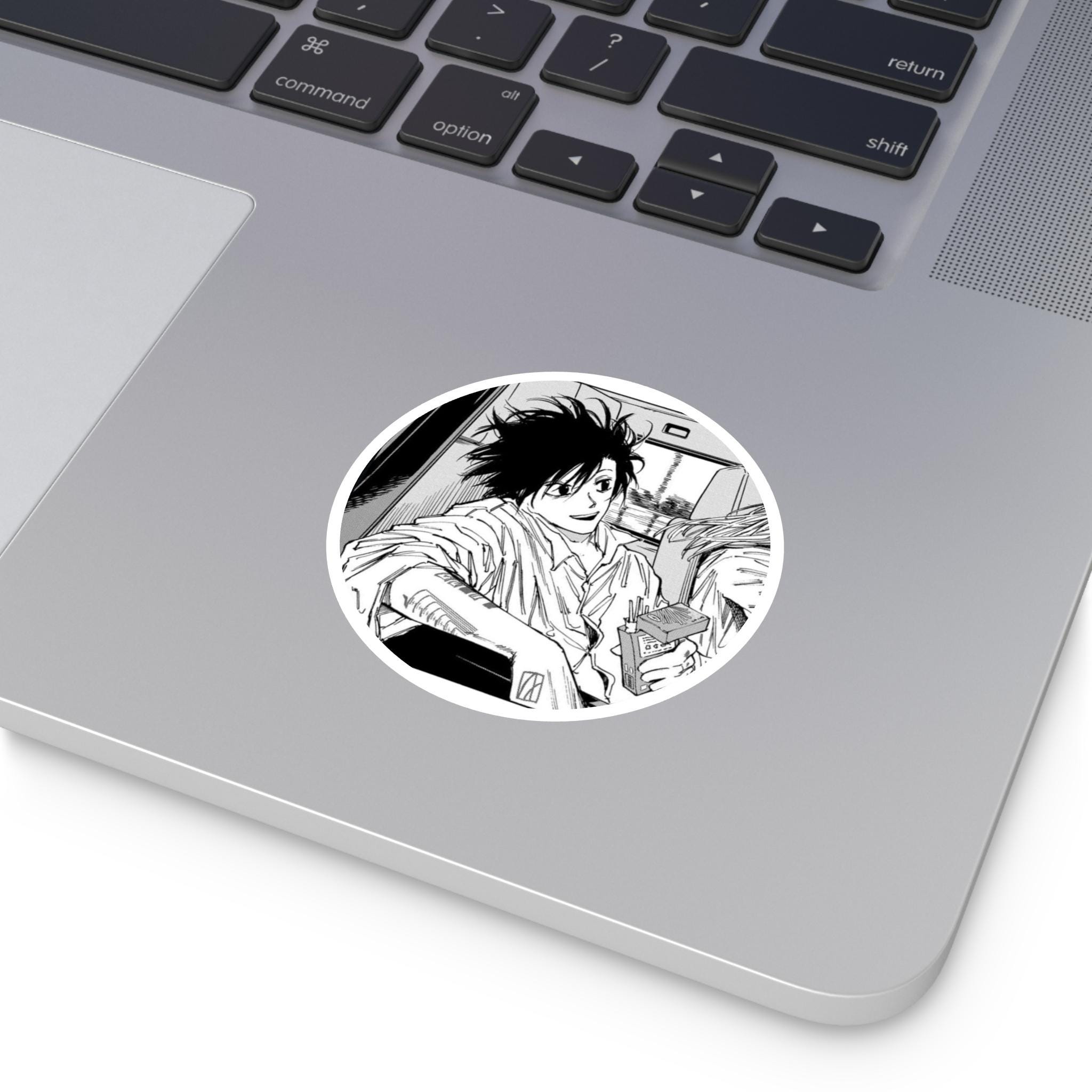 Sakamoto Days Nagumo Sticker, Anime Character Round Stickers, Cool ...