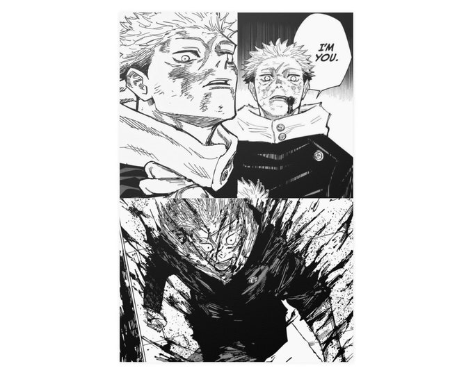 Toji Fushiguro Jujutsu Kaisen Manga Panel Poster Print, JJK Anime ...