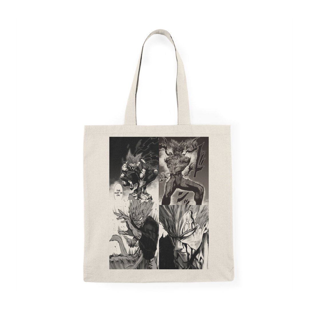 One Punch Man Garou Natural Tote Bag, OPM Tote Bag, OPM Garou Gift ...