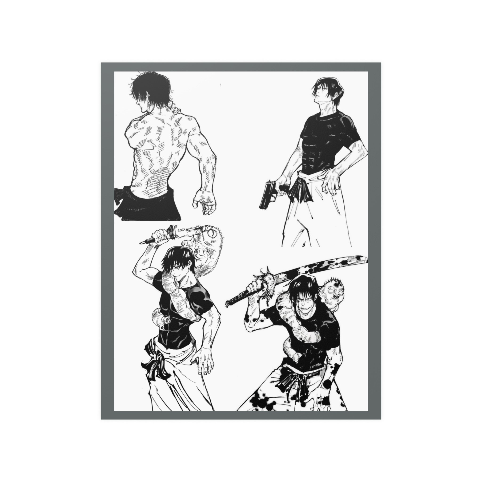 Jujutsu Kaisen Toji Fushiguro Poster (210gsm) - Etsy