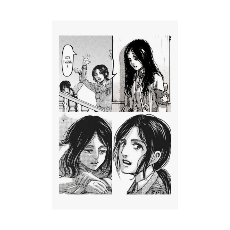 Attack on Titan Pieck Finger Poster (210gsm), AOT Gift Poster, Attack ...