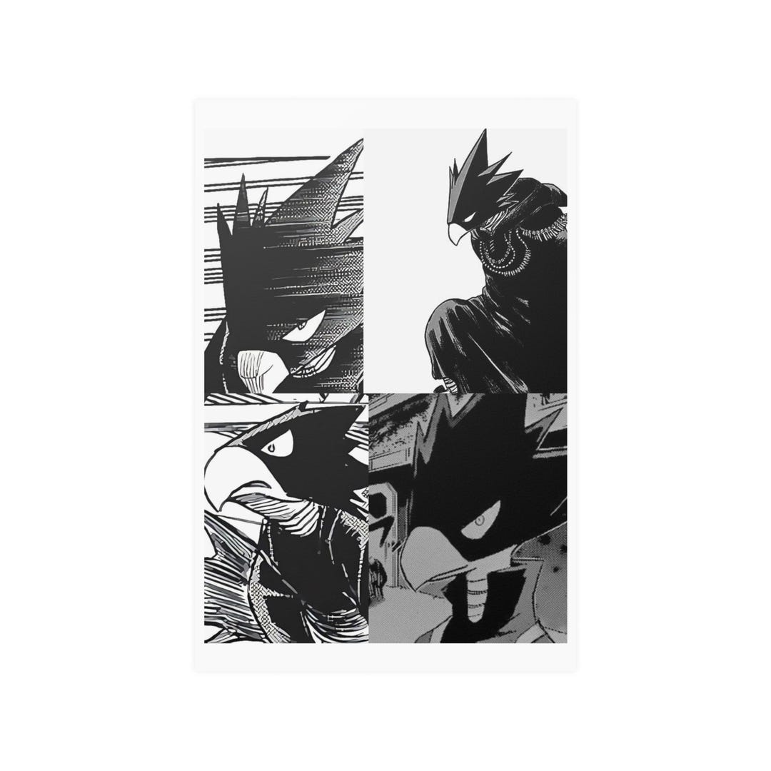 My Hero Academia Fumikage Tokoyami Satin Poster (210gsm) - Etsy