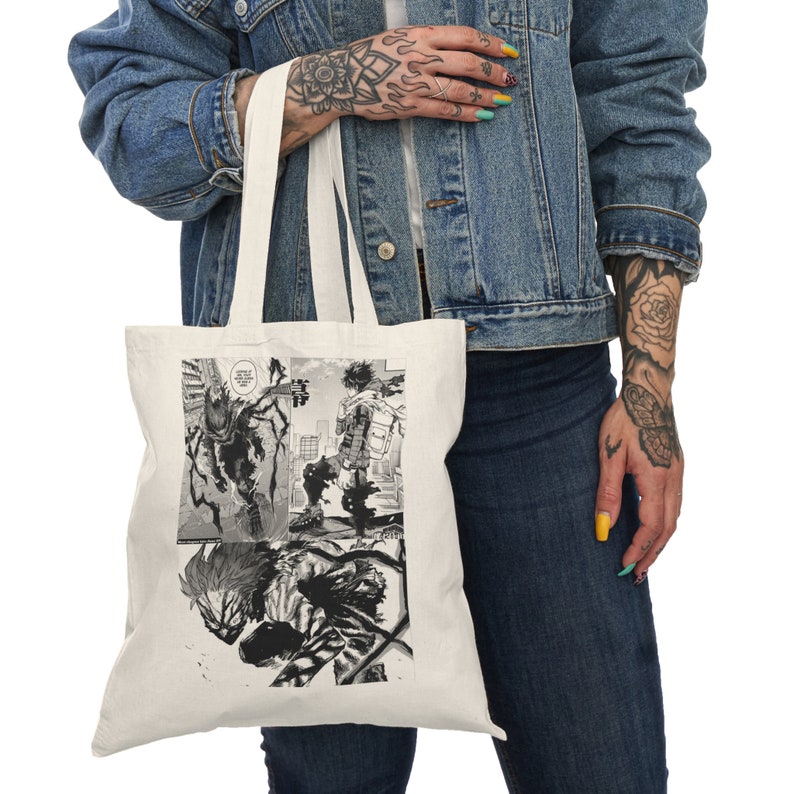 My Hero Academia Deku Tote Bag, MHA Tote Bag, MHA Art Bag, MHA Design ...