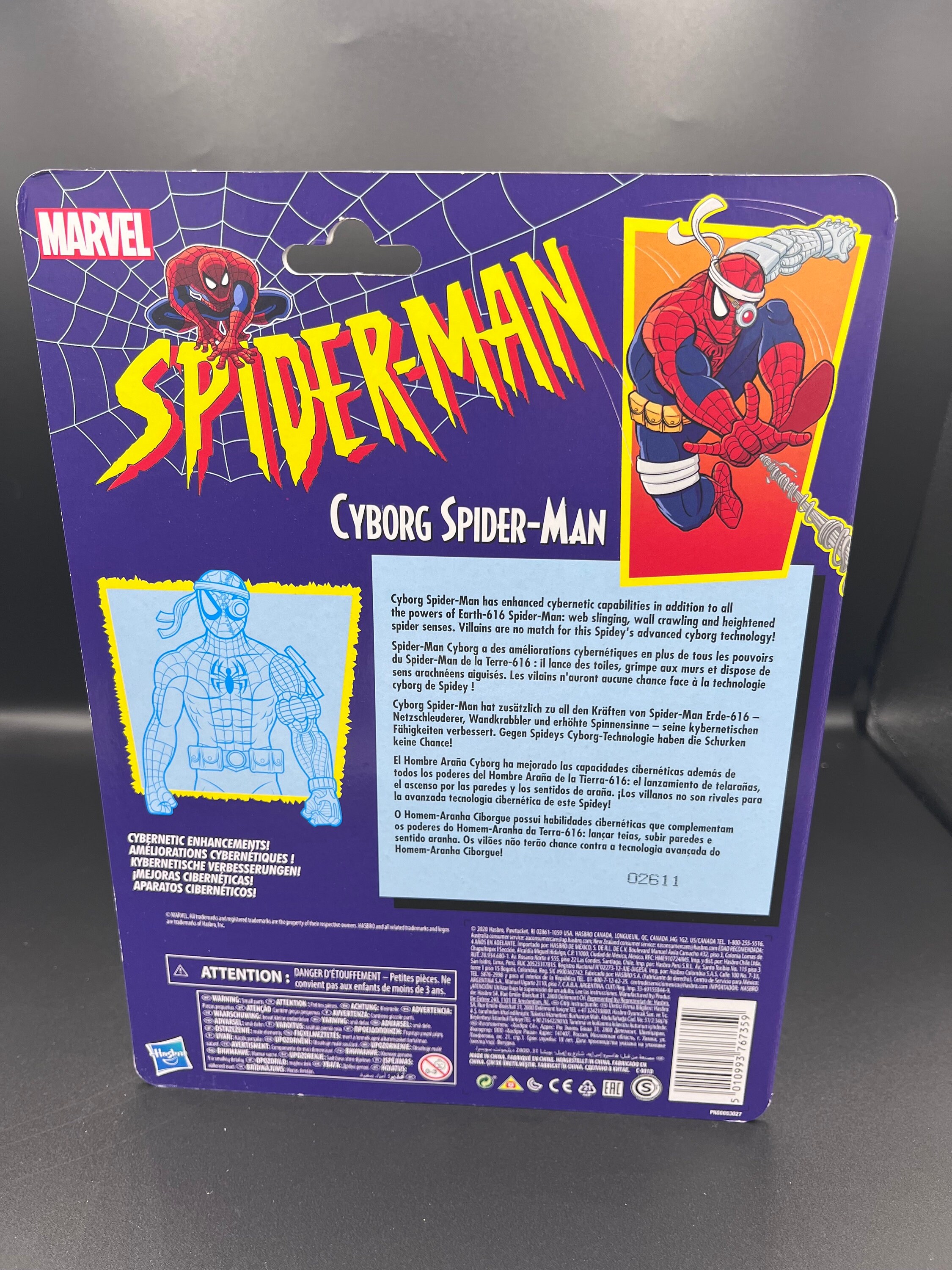 Marvel Legends Retro Cyborg Spider-man - Etsy