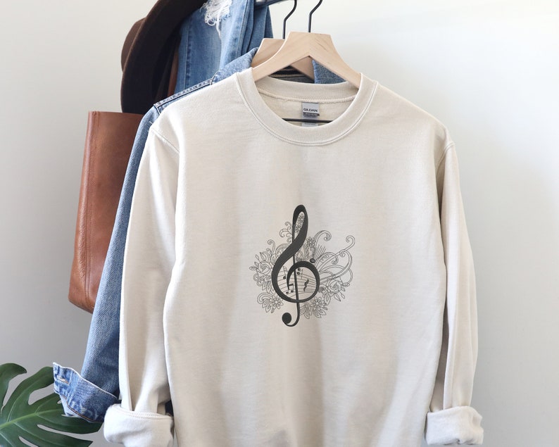 Treble Clef Embroidery Design, Music Note Digital Pattern, Machine ...